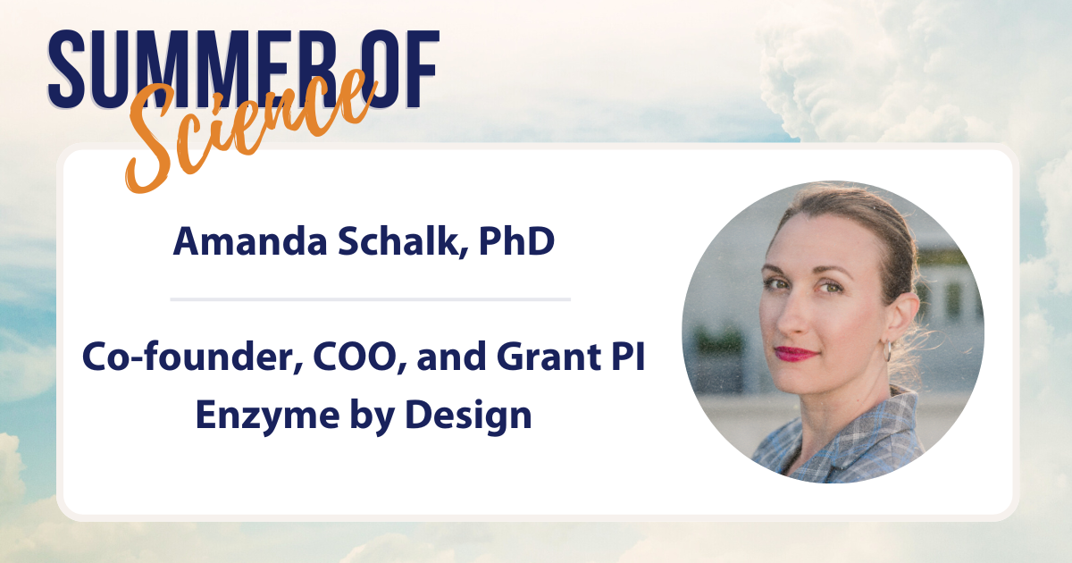 Amanda Schalk, PhD develops enzyme drugs that could help cancer ...